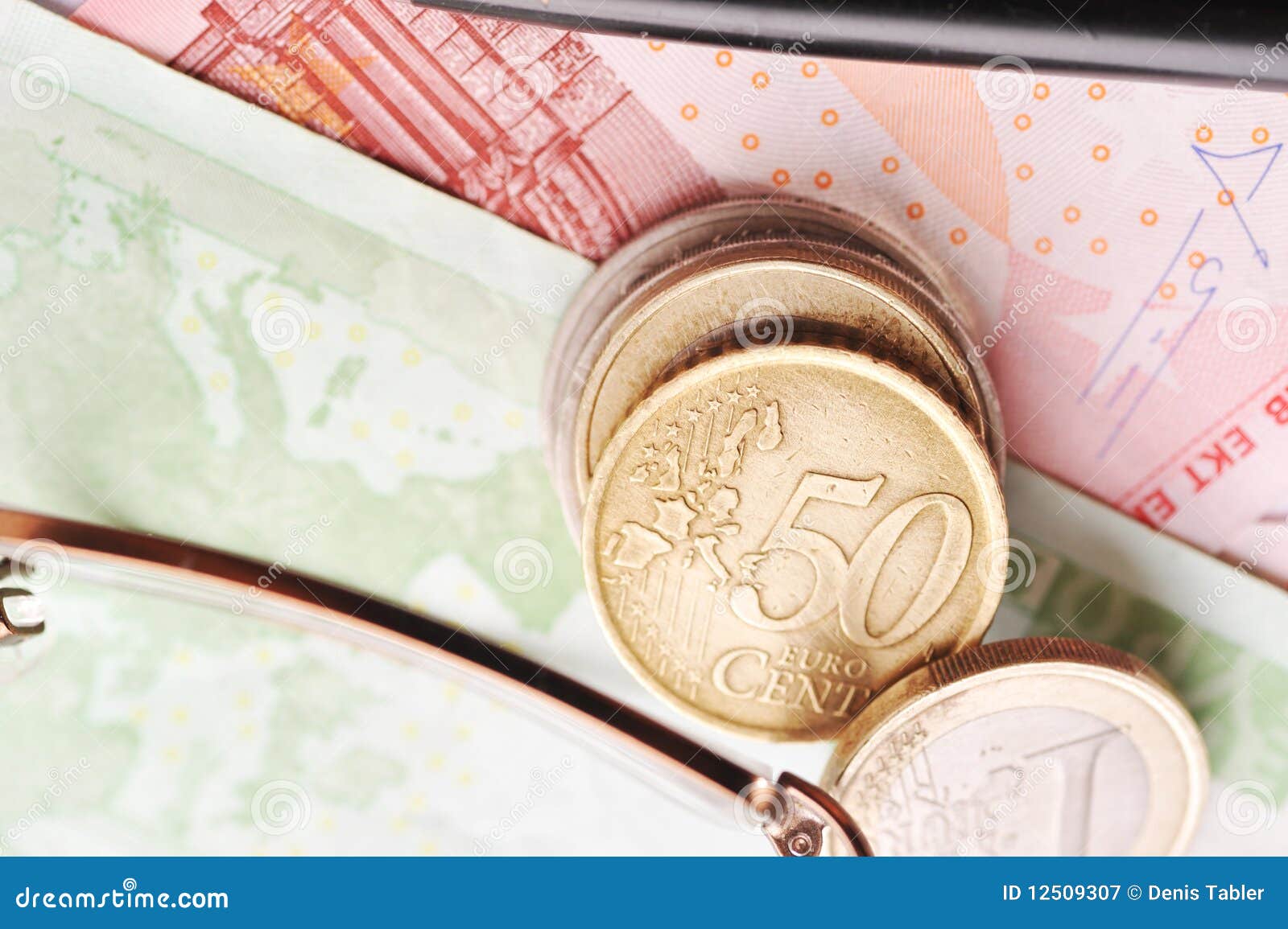 Money on table stock image. Image of investment, currency - 12509307