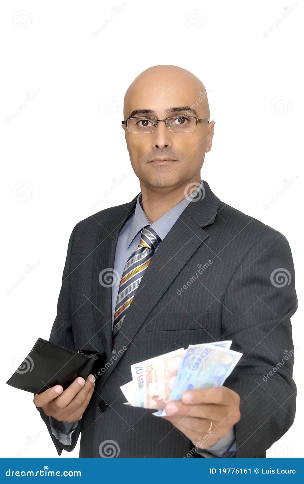 Money talks stock image. Image of handsome, money, professional - 19776161
