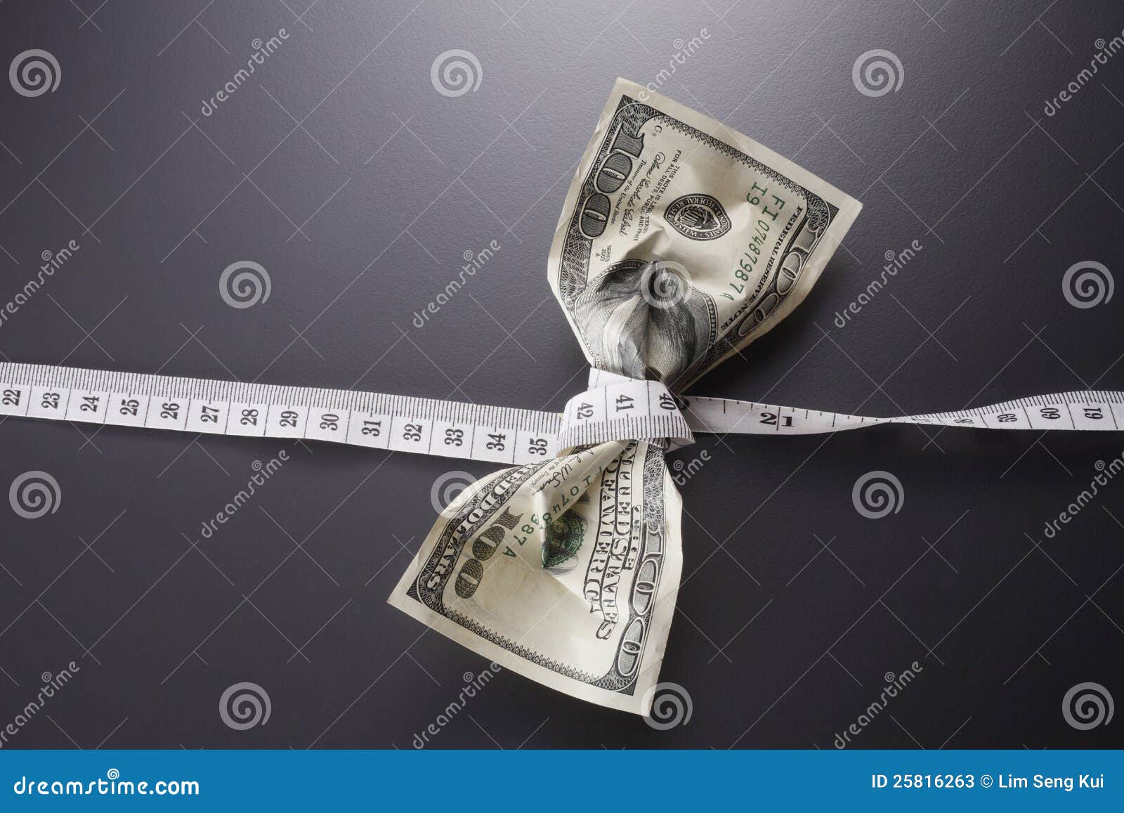 Money tape measure stock image. Image of paper, objects - 25816263
