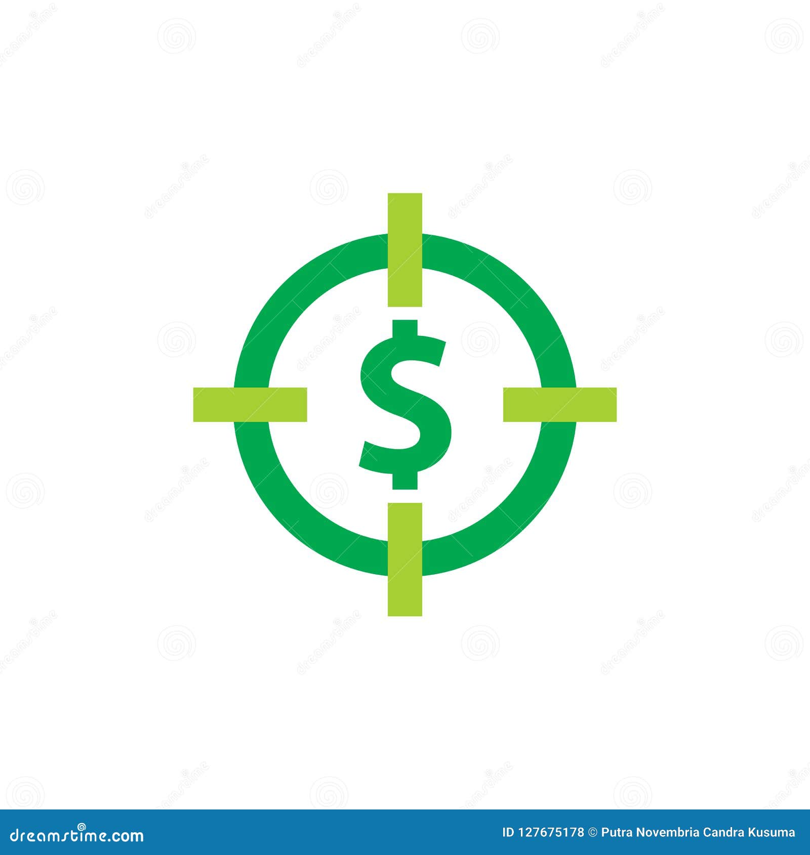 Money Target Logo Icon Design Stock Vector - Illustration of arrow ...