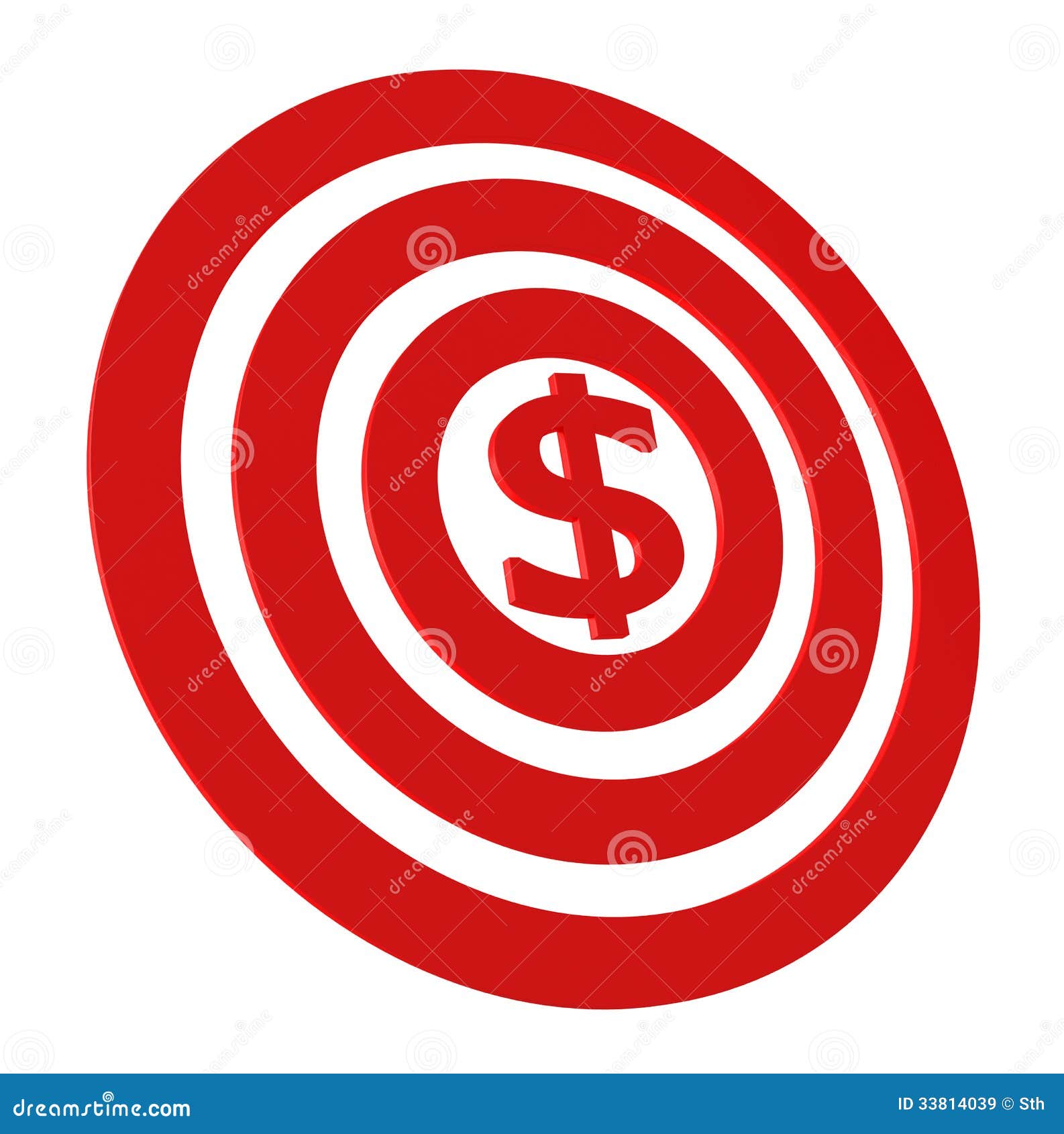 Money Target stock illustration. Illustration of aiming - 33814039