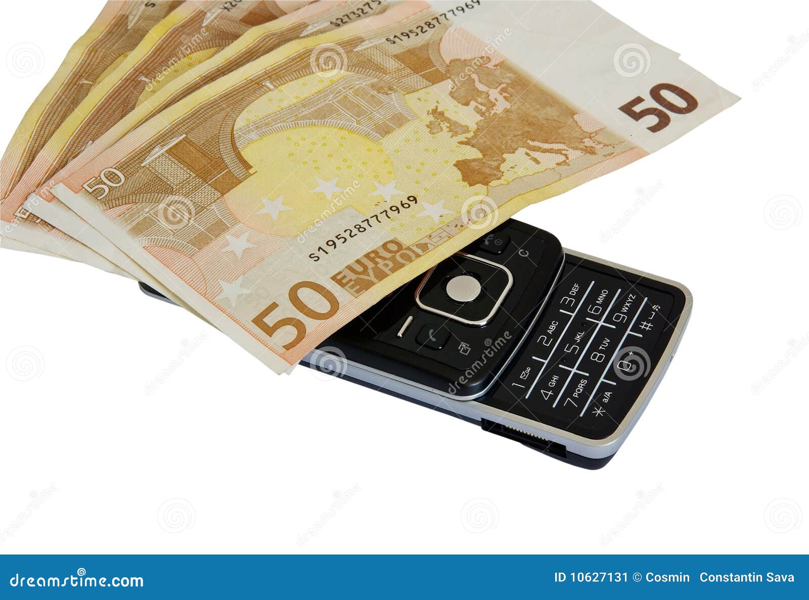 Money and telephone stock image. Image of earnings, businesses - 10627131