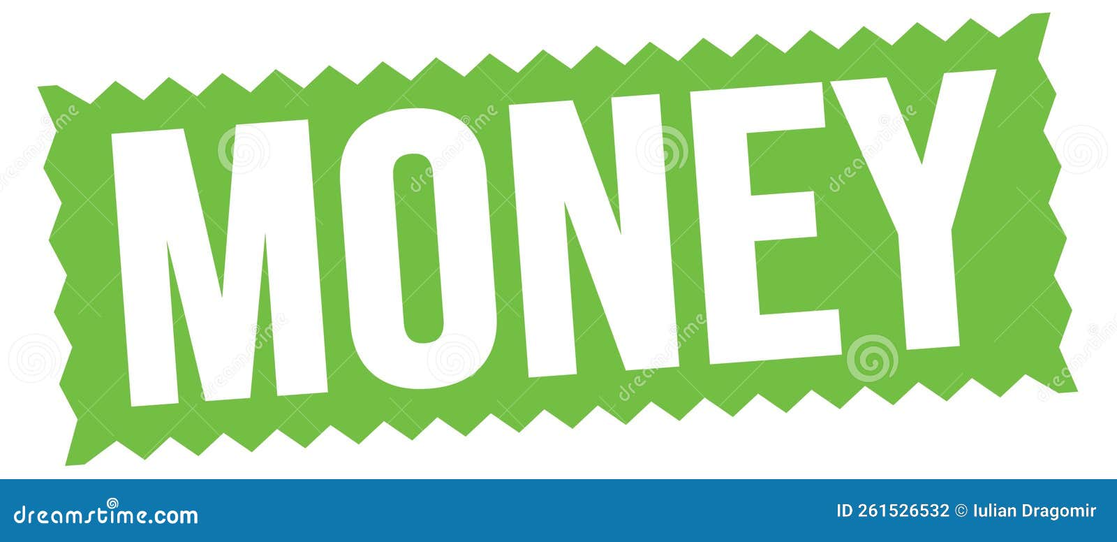 MONEY Text Written on Green Stamp Sign Stock Illustration ...