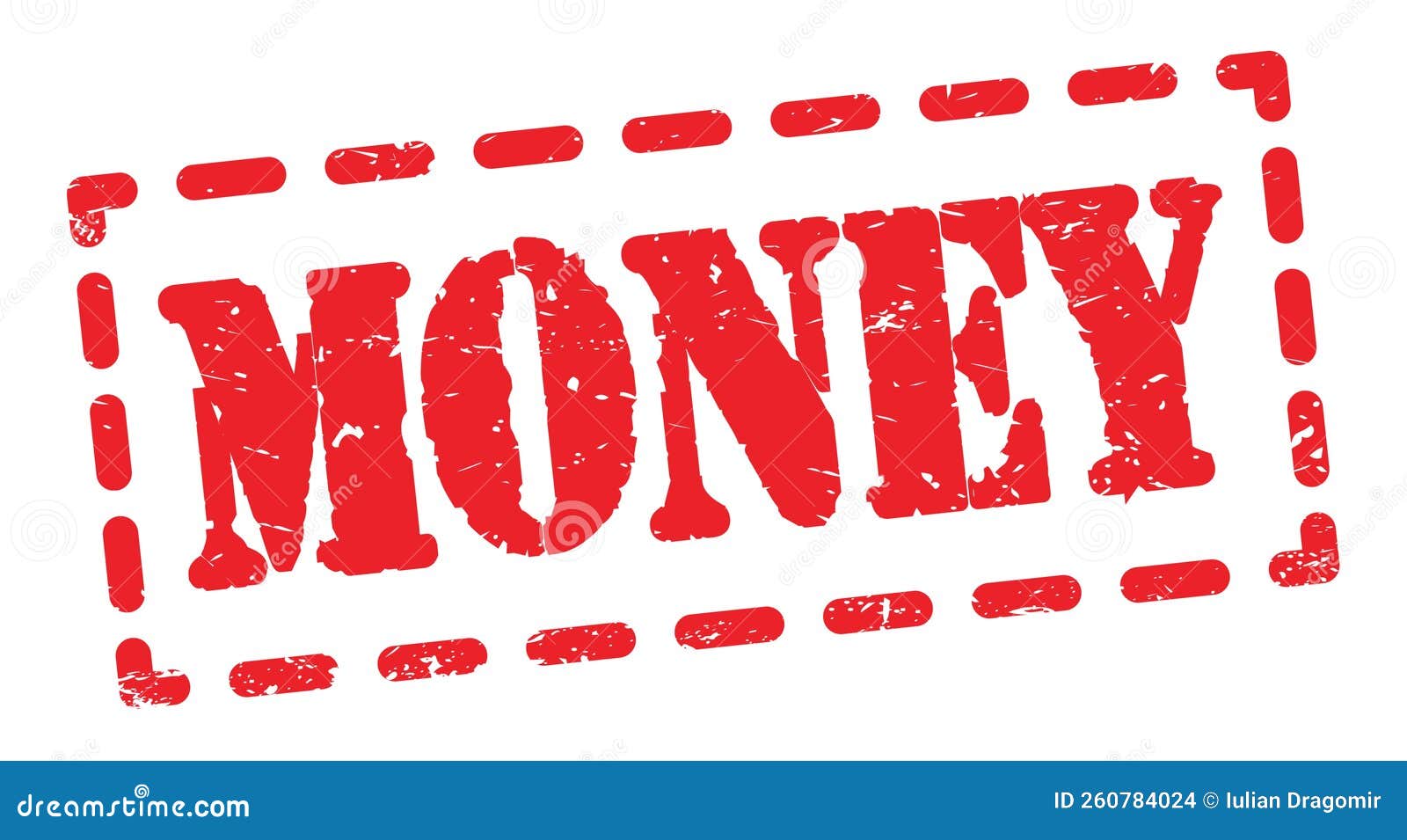 MONEY Text Written on Red Stamp Sign Stock Illustration - Illustration ...