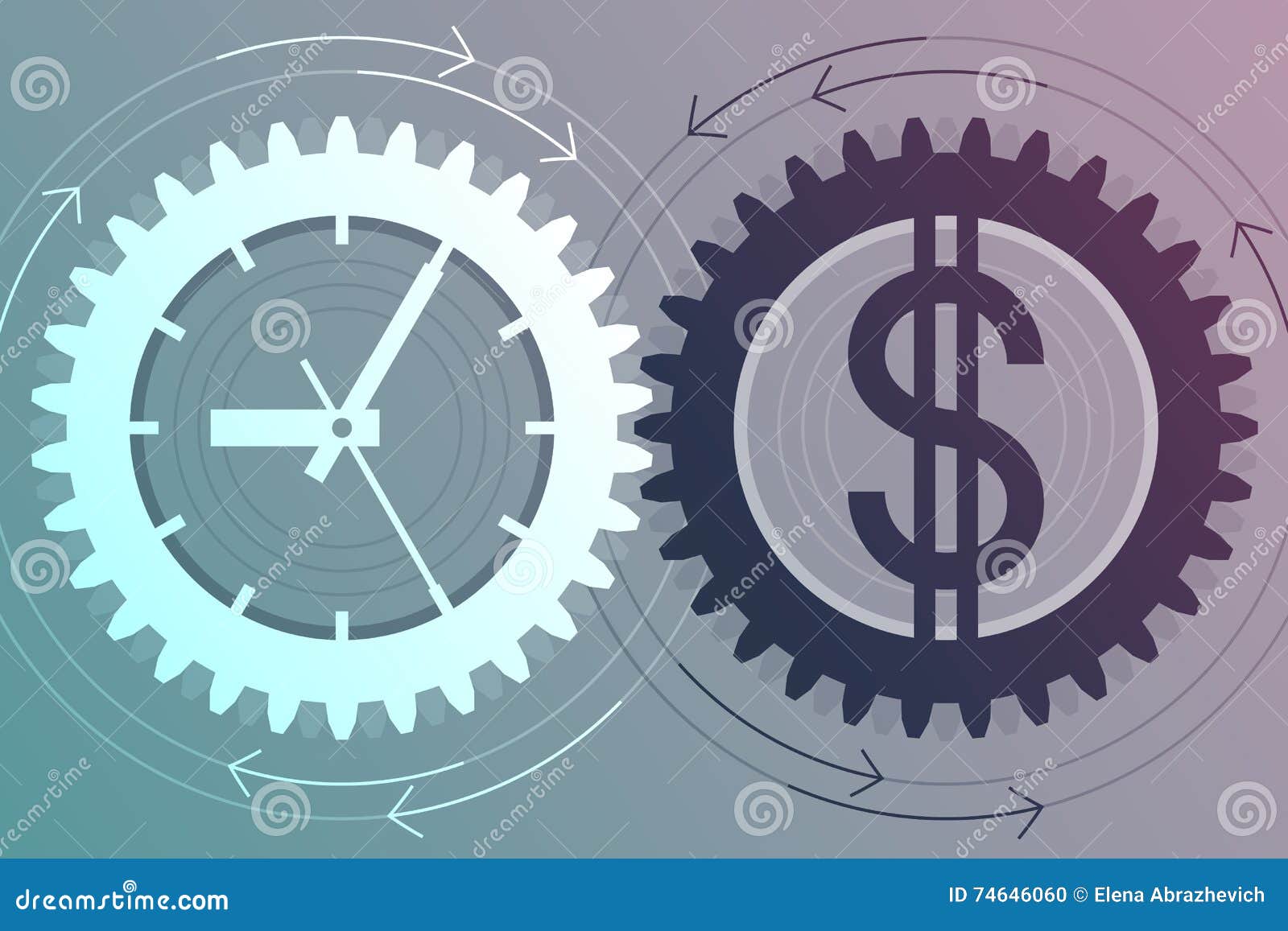 Money time 向量例证. 插画 包括有 拨号, 依赖性, 详细资料, 资本, 圈子, 成功, 行动 - 74646060