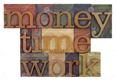 Money, time and work stock photo. Image of vintage, white - 14599106