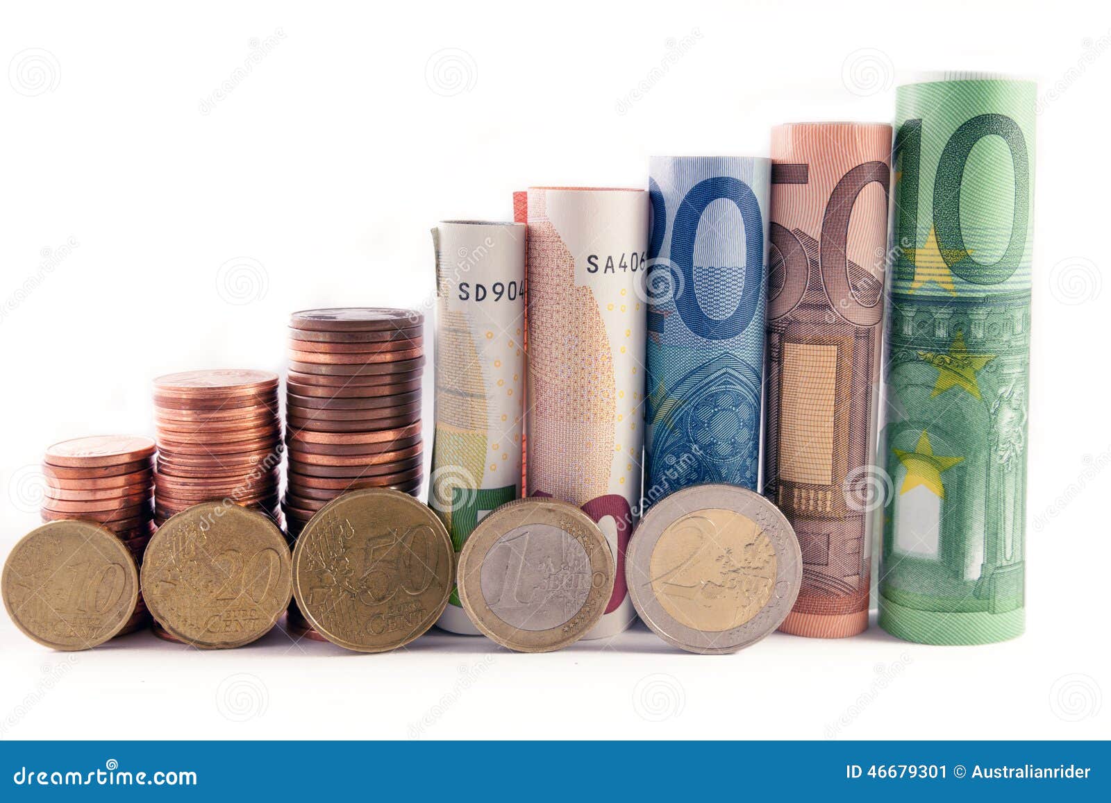 Money tower stock image. Image of green, close, closeup - 46679301