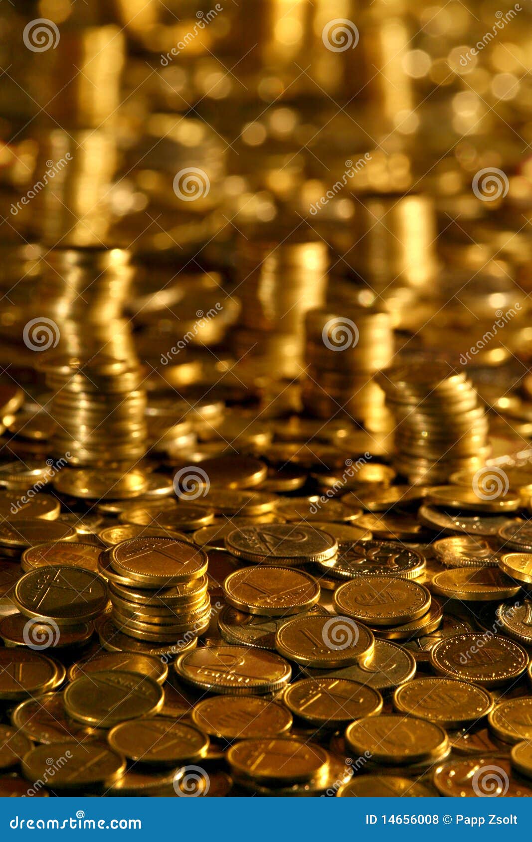 Money Towers stock photo. Image of money, treasure, coin - 14656008