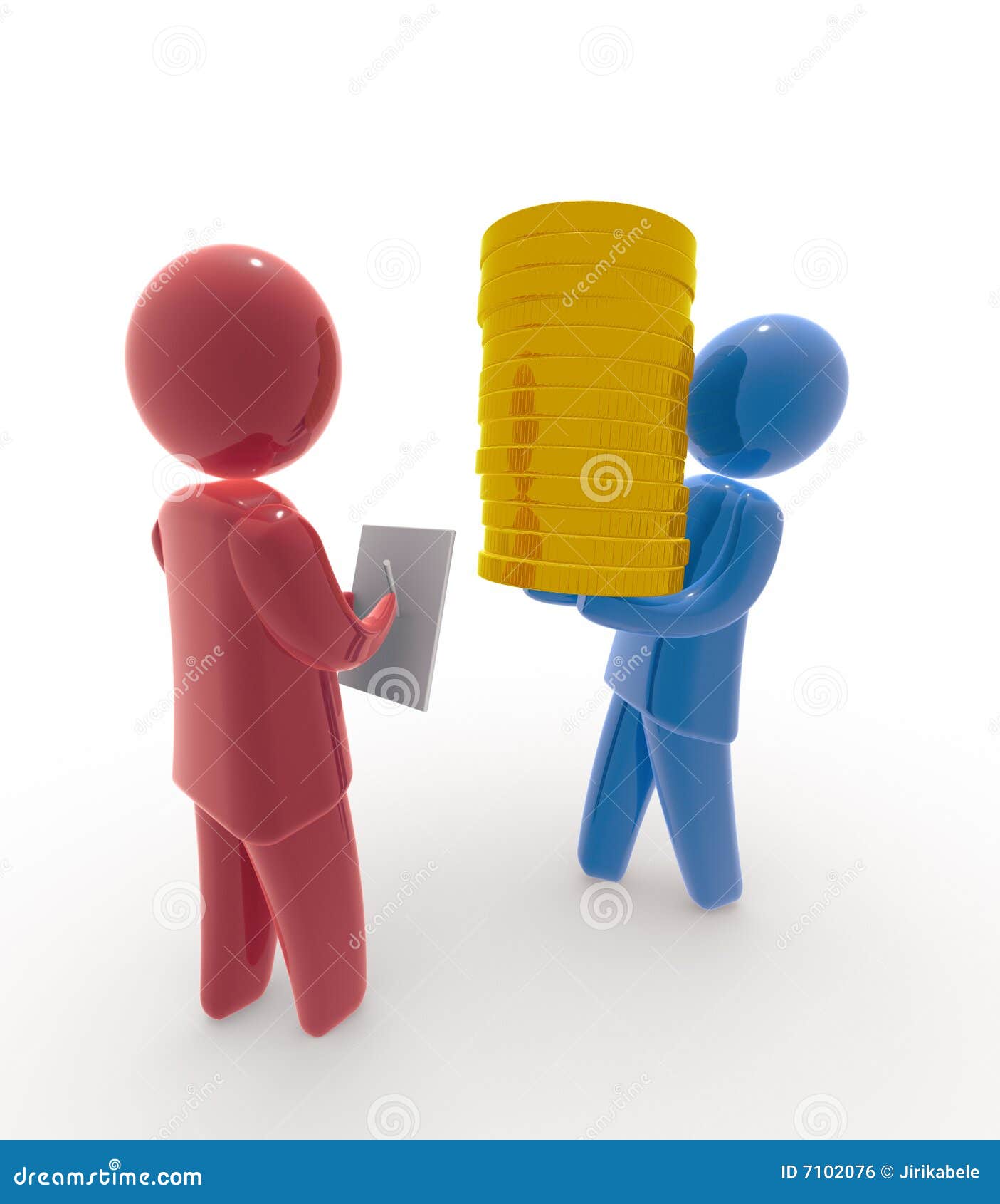 Logistic Inspector With Checklist Cartoon Vector | CartoonDealer.com ...