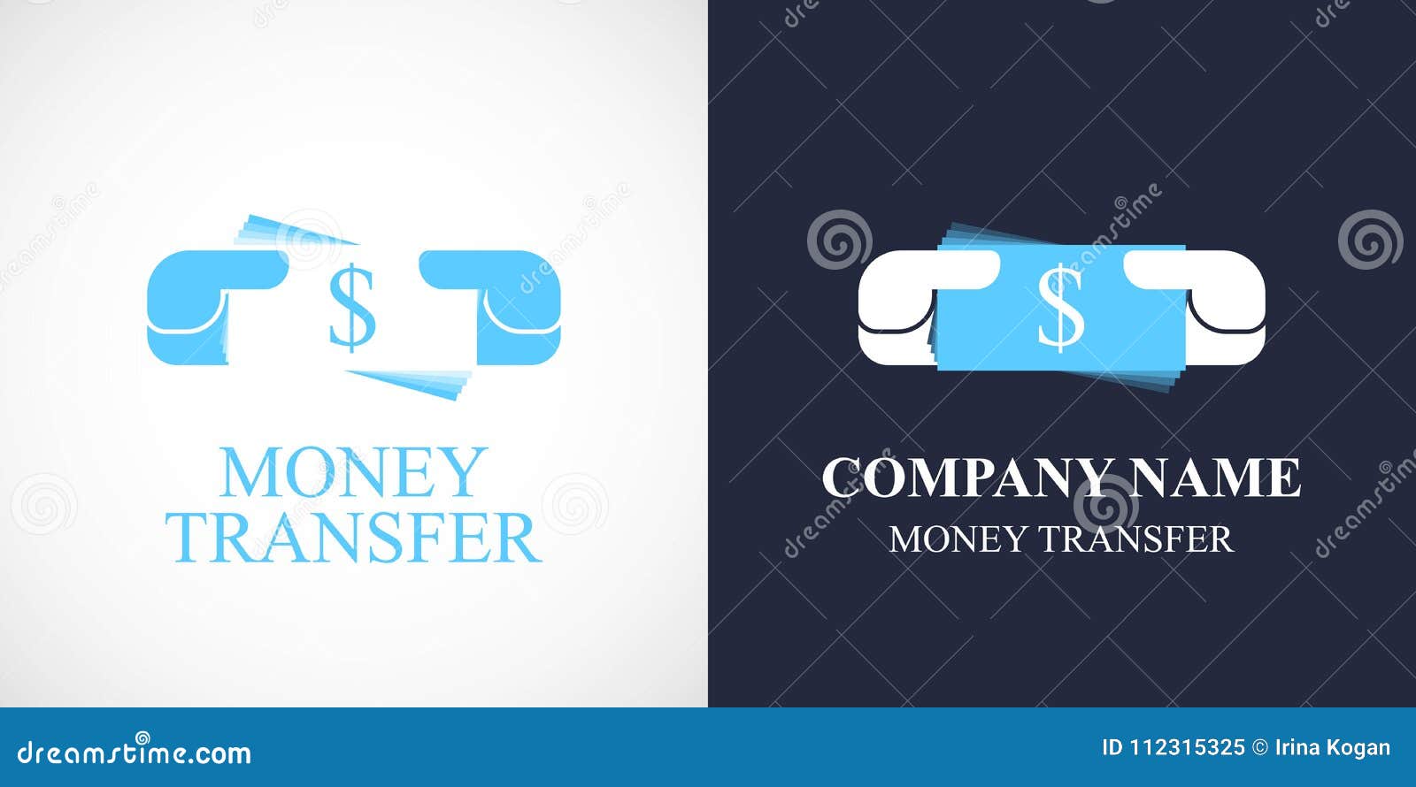Money Transfer Vector Logo, Icon Stock Vector - Illustration of express ...