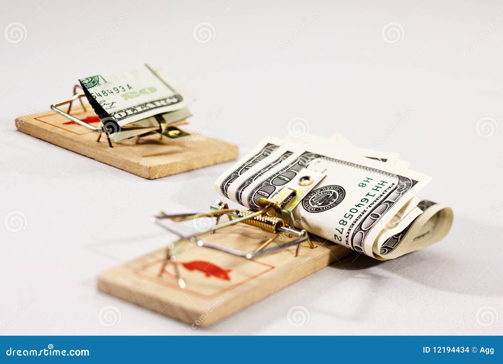 Money trap stock photo. Image of dependence, trap, bait - 12194434