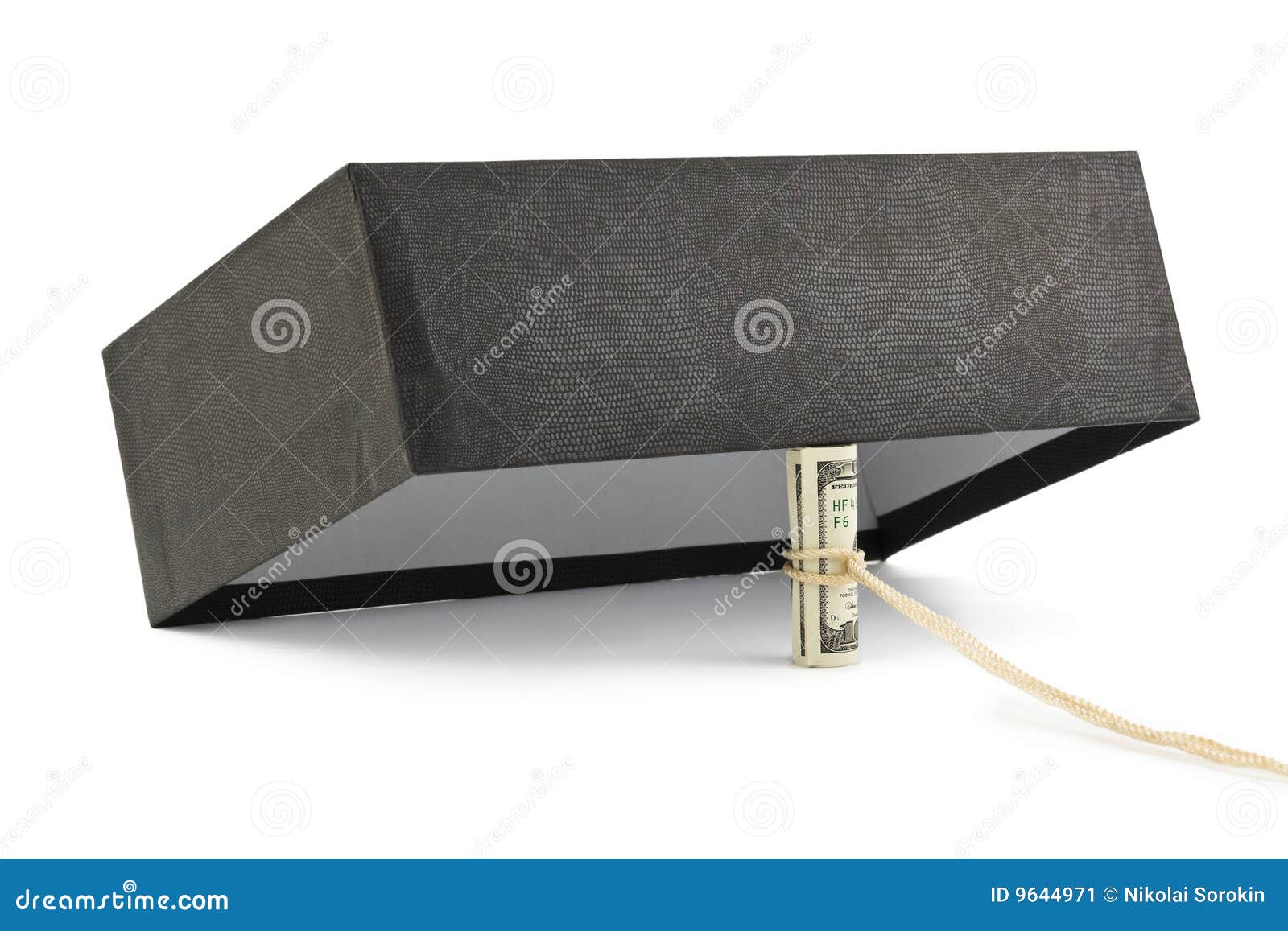 Money Trap With Stack Of 50 Euro. Hand Picking One Bill. Addiction Or ...