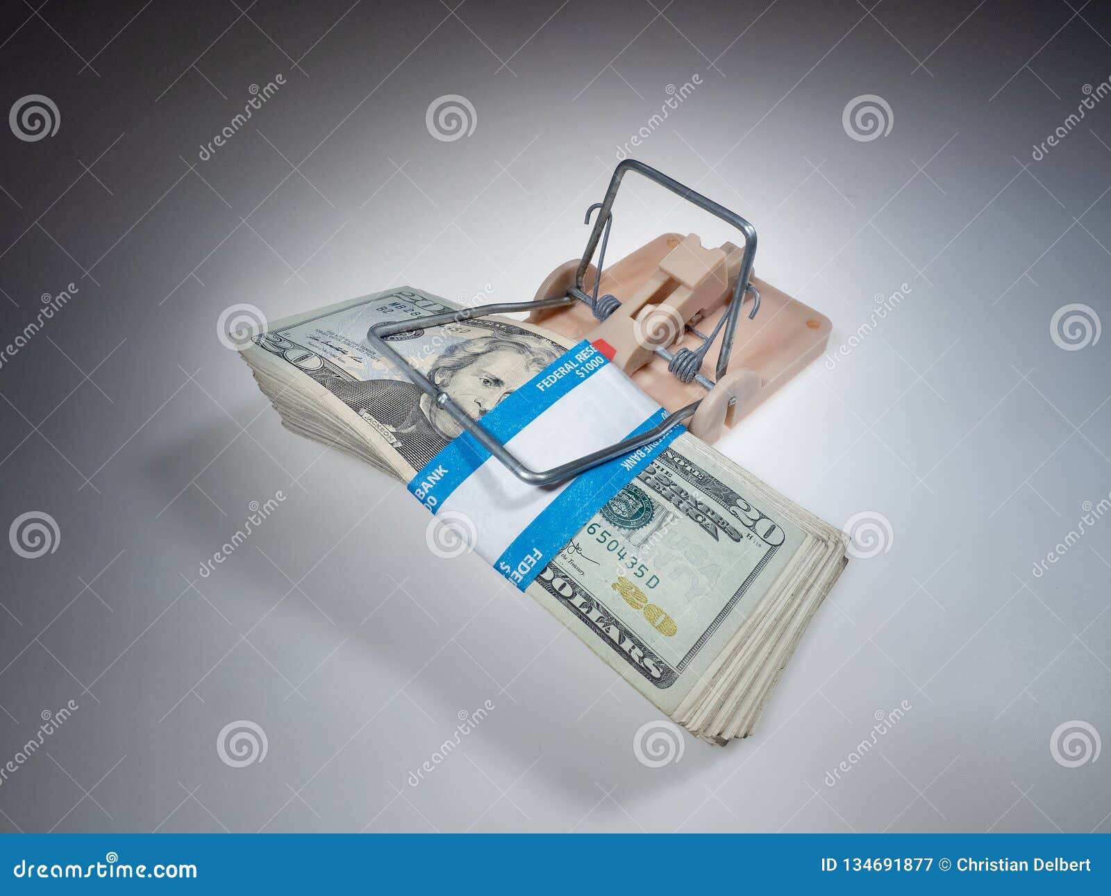Money trap stock image. Image of dangerous, traps, object - 134691877