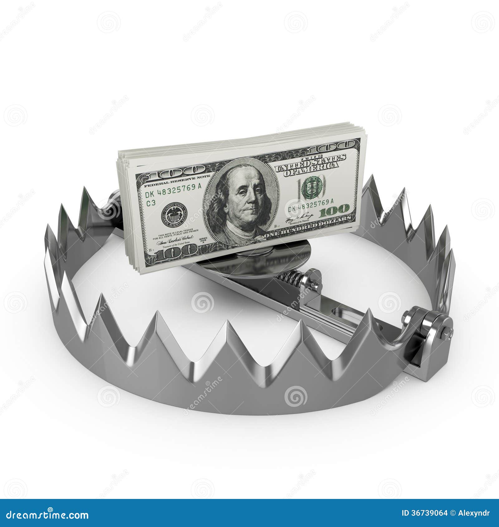 Money Trap Royalty-Free Cartoon | CartoonDealer.com #82322864