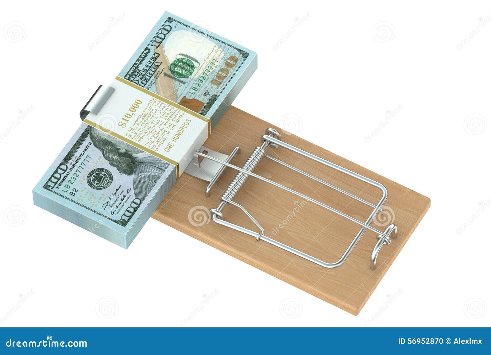 Money Trap stock illustration. Illustration of crime - 56952870