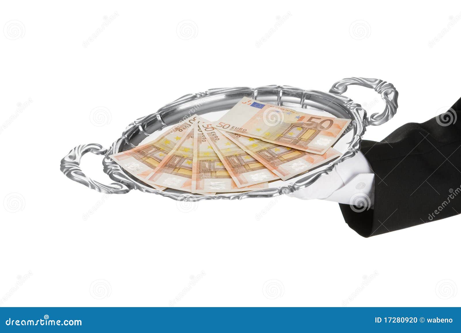 Money on a tray stock photo. Image of euro, cash, investment - 17280920