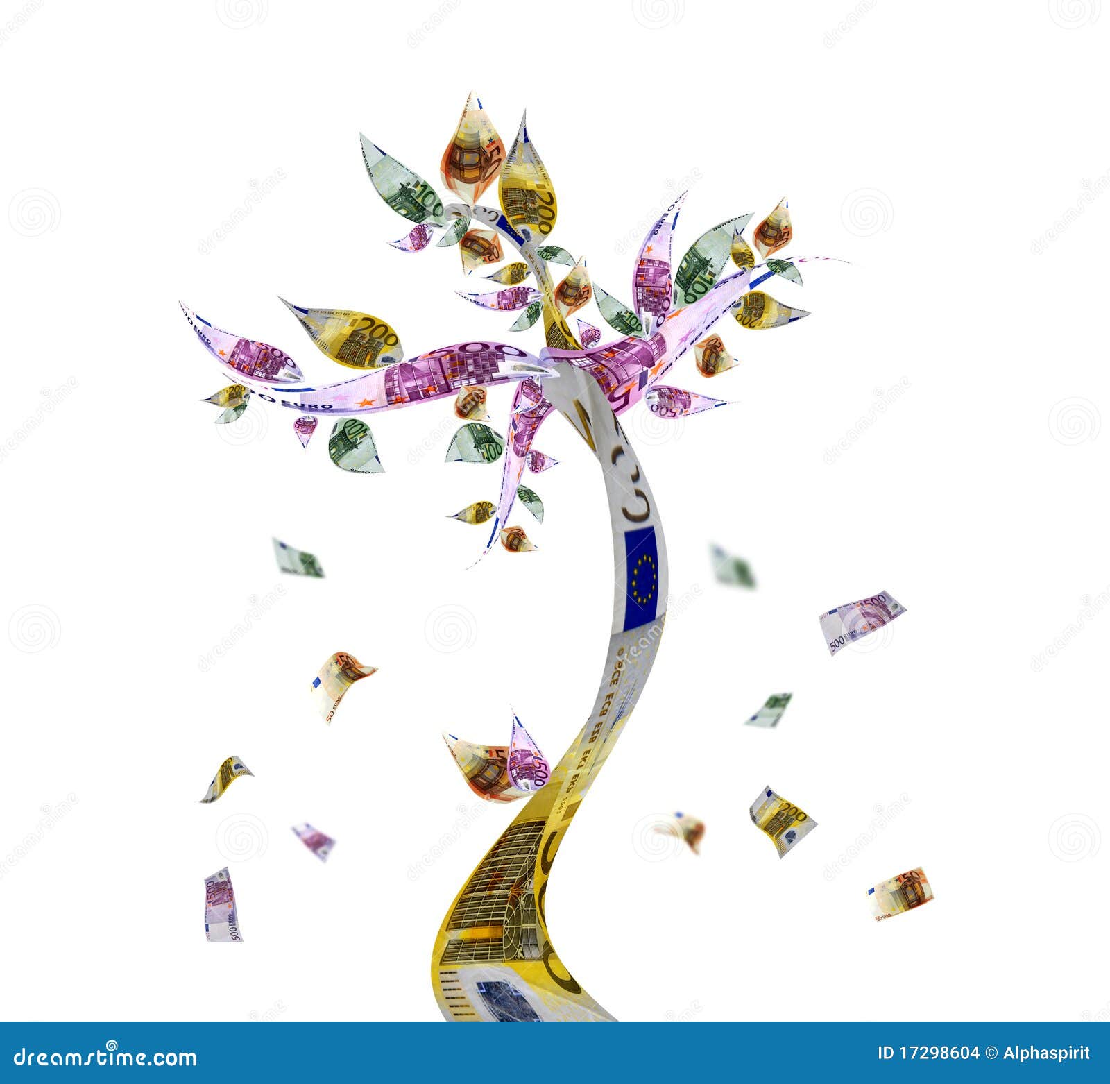 Money tree stock photo. Image of bank, rich, leaf, plant - 17298604