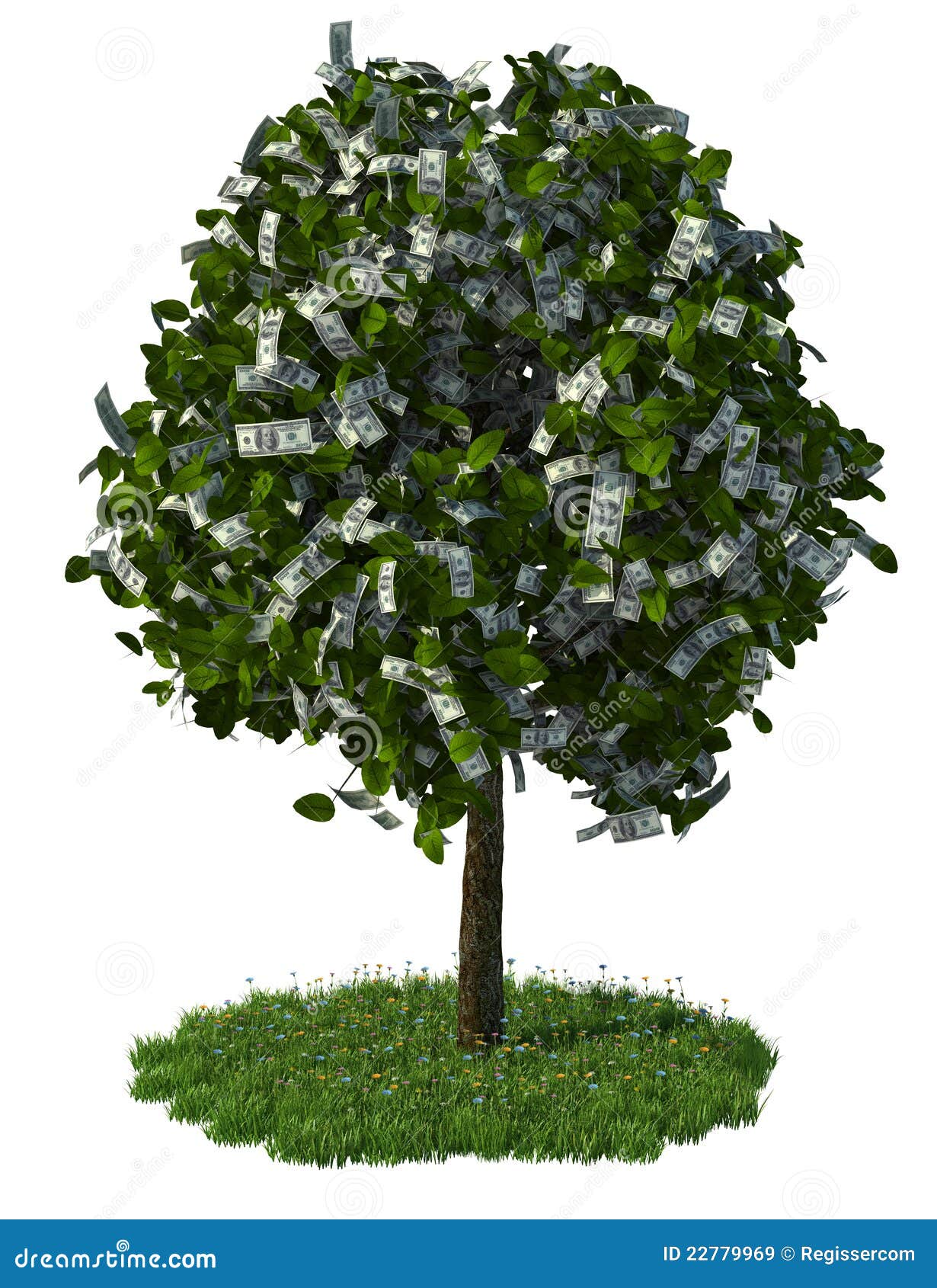 Money tree stock illustration. Illustration of symbol - 22779969