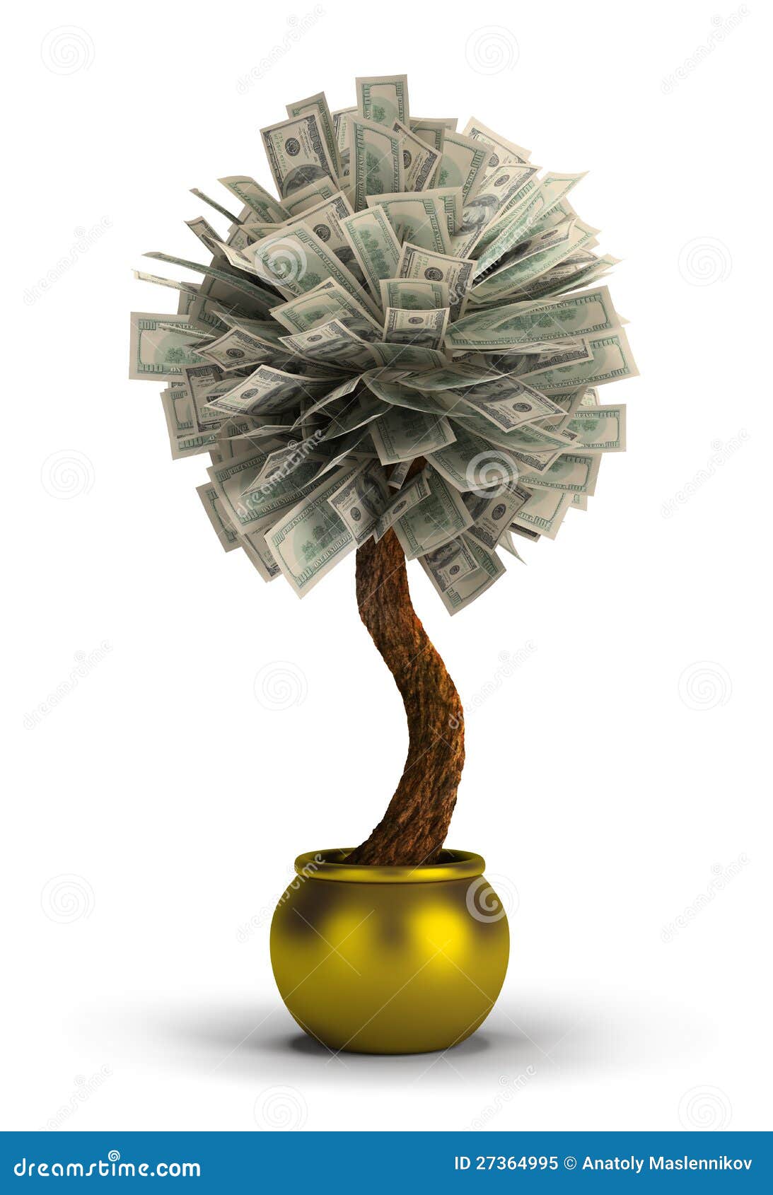 Money tree stock illustration. Illustration of growth - 27364995