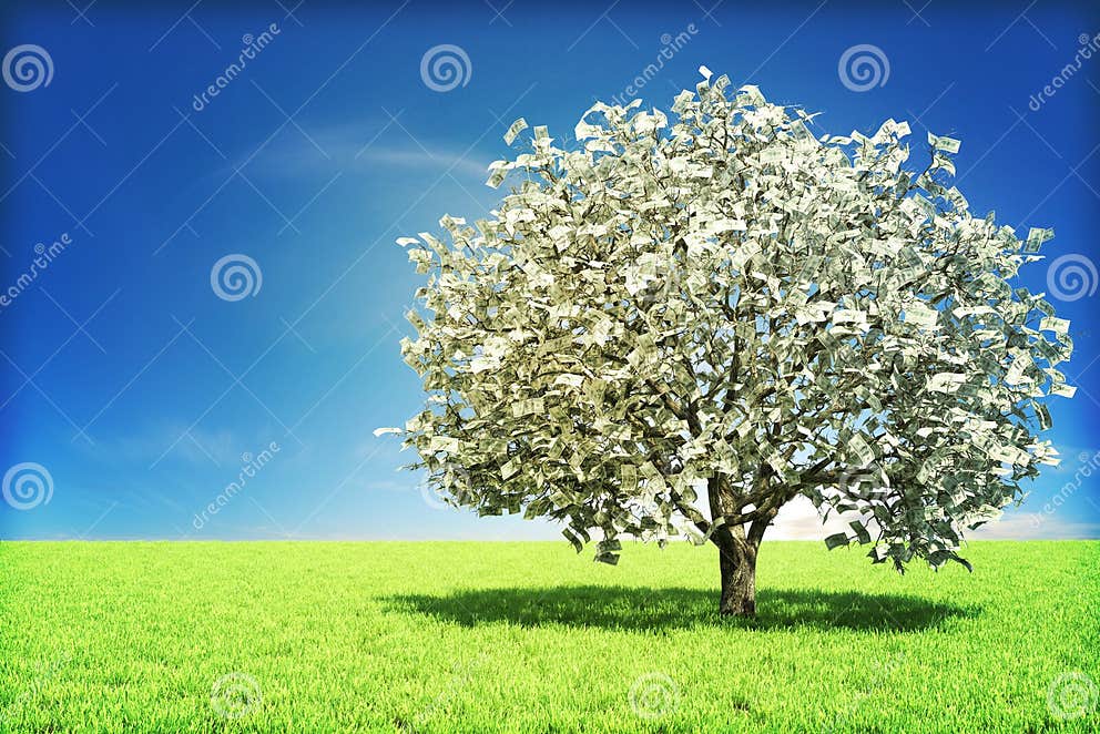 Money tree concept stock photo. Image of economy, credit - 28737460