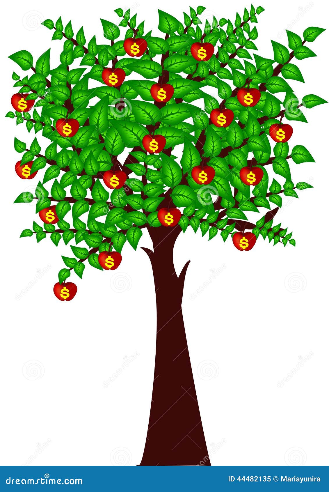Apple Money Tree Stock Illustrations – 320 Apple Money Tree Stock ...