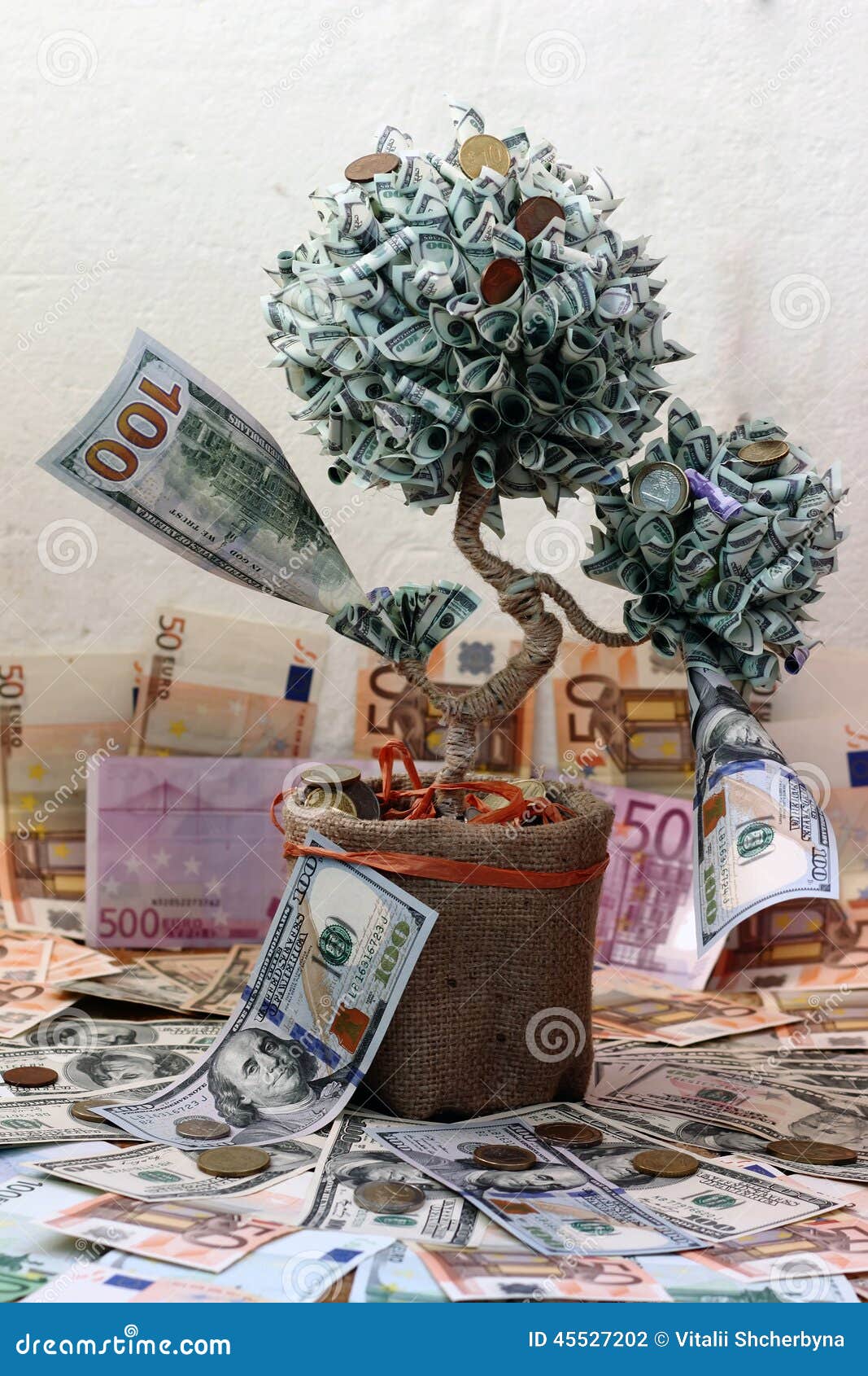 Money tree stock photo. Image of savings, wealth, currency - 45527202