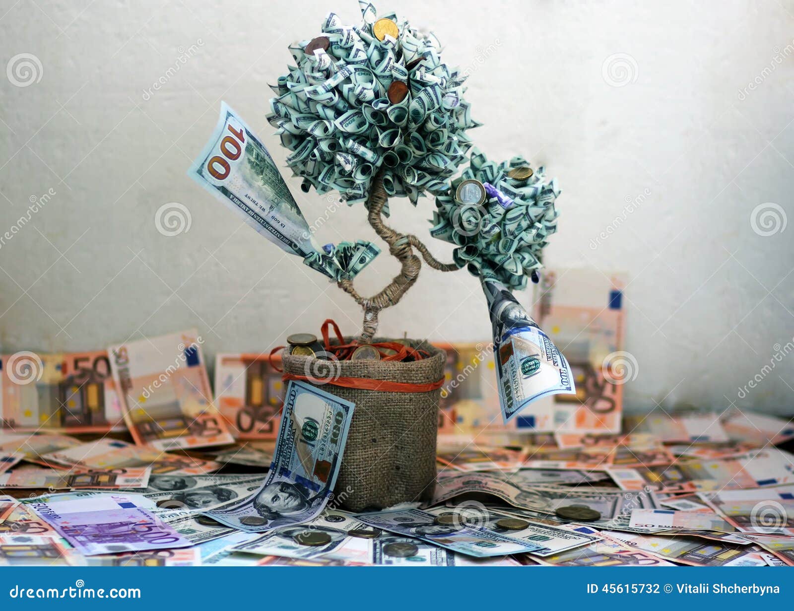 Money tree stock photo. Image of bill, concept, market - 45615732