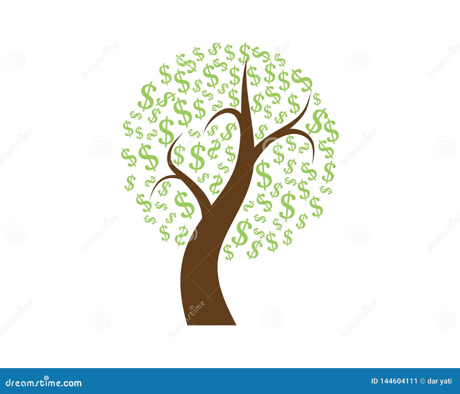 Money Tree Prosperity Logo Vector Stock Vector - Illustration of logo ...