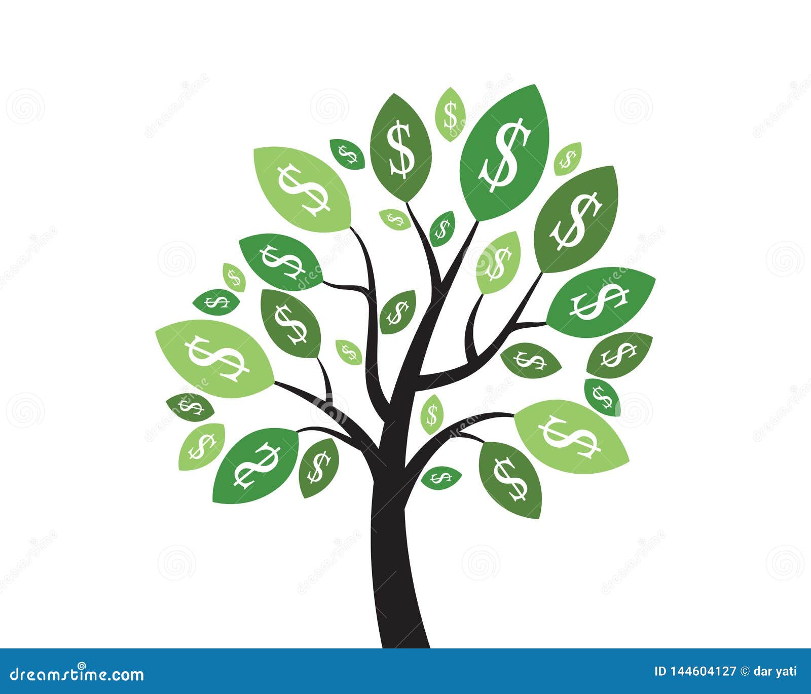 Money Tree Prosperity Logo Vector Stock Vector - Illustration of logo ...
