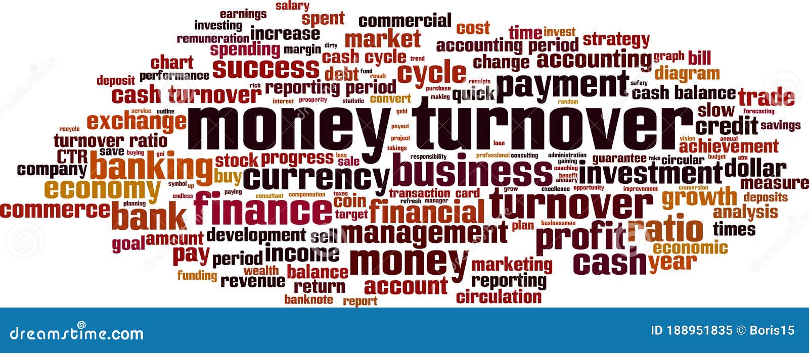 Money turnover word cloud stock vector. Illustration of finance - 188951835