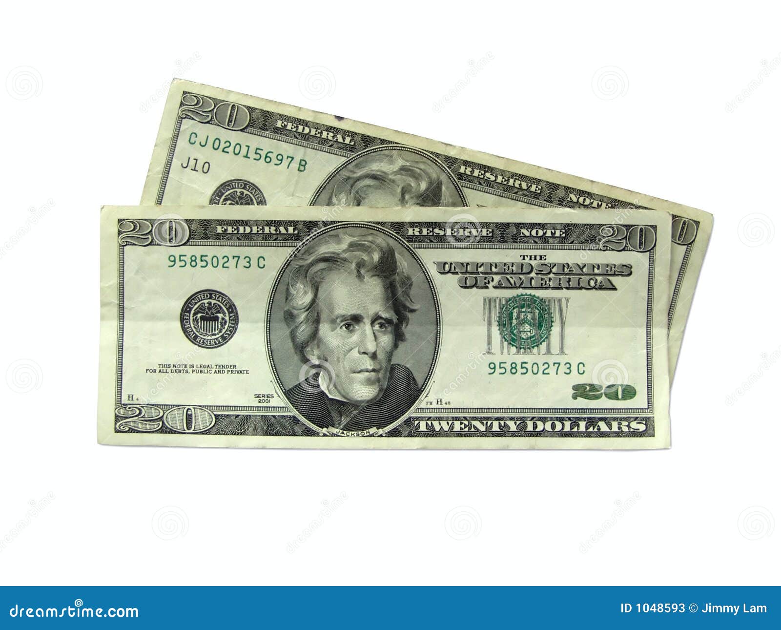 Money - Twenty Dollars Bills Stock Image - Image of bill, jackson: 1048593