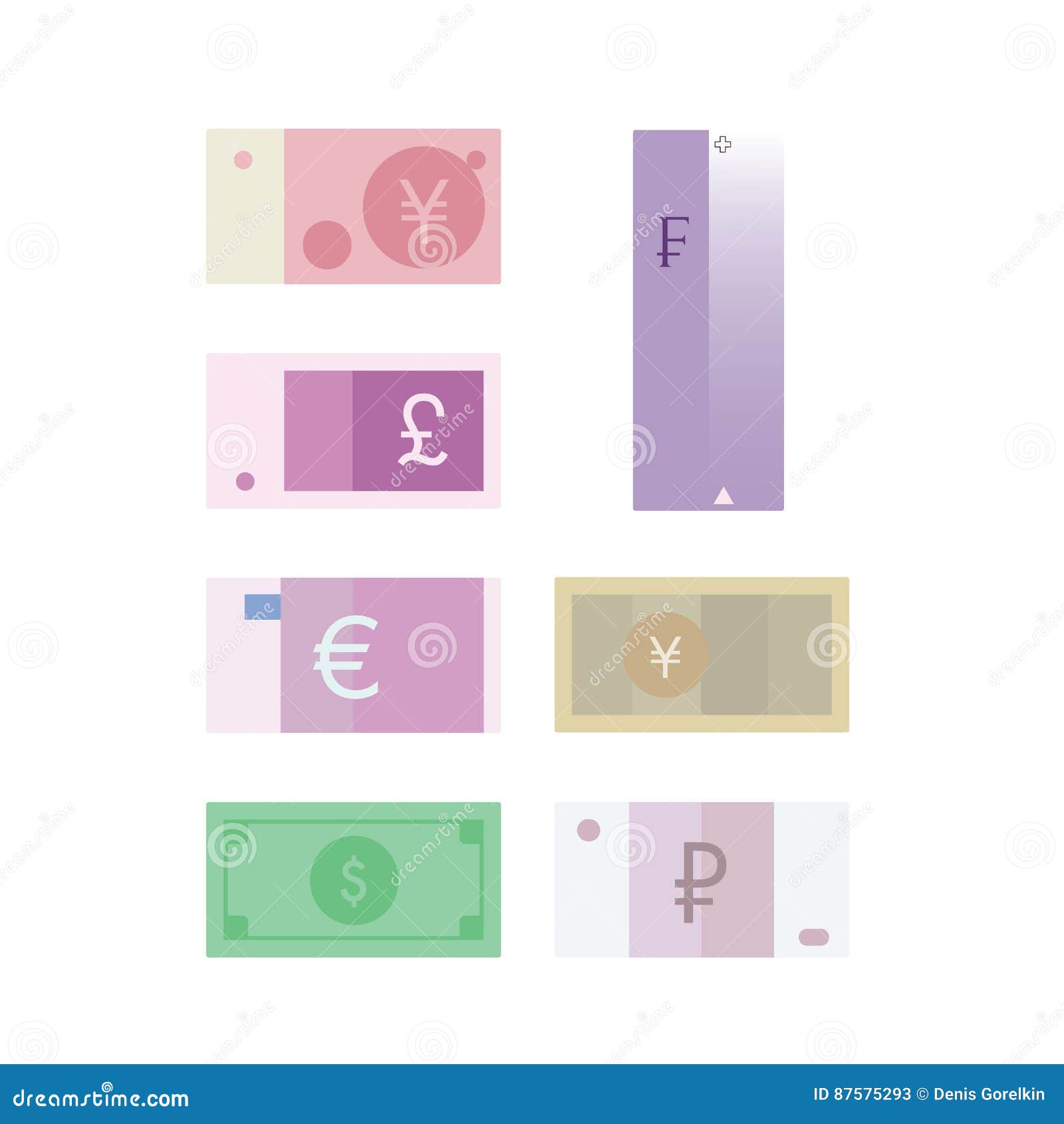 Money vector illustration. stock vector. Illustration of paper - 87575293