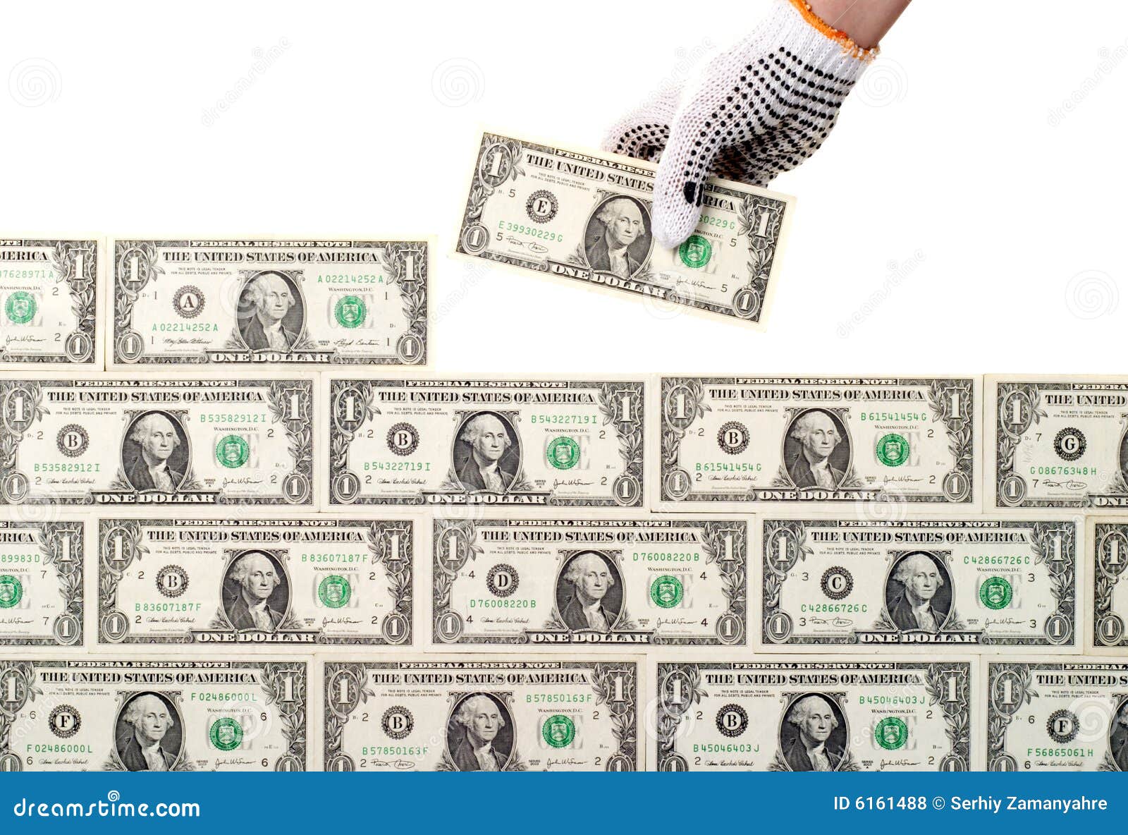 Money wall stock photo. Image of construction, money, save - 6161488