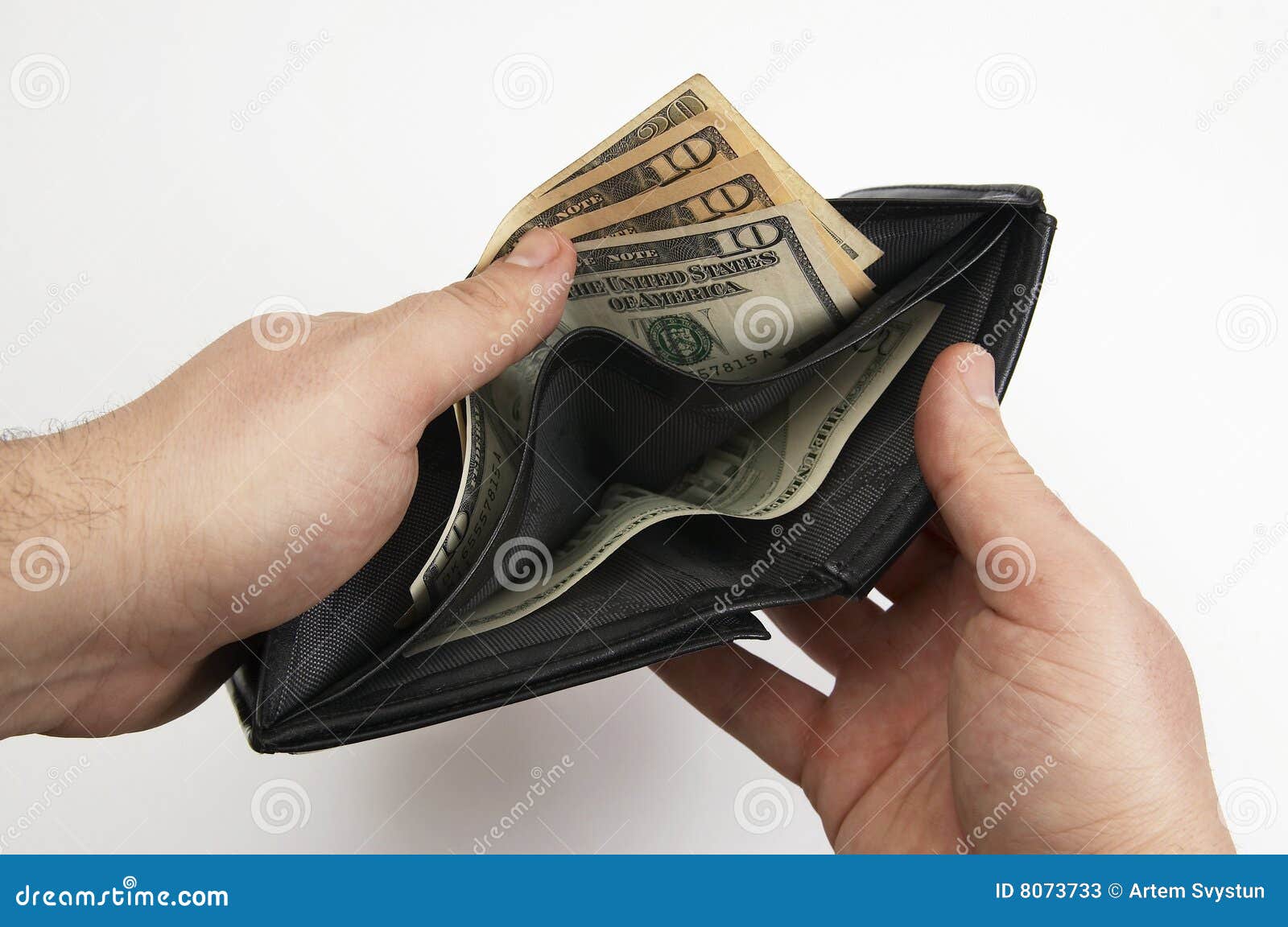 Money in a wallet stock image. Image of economics, economy - 8073733