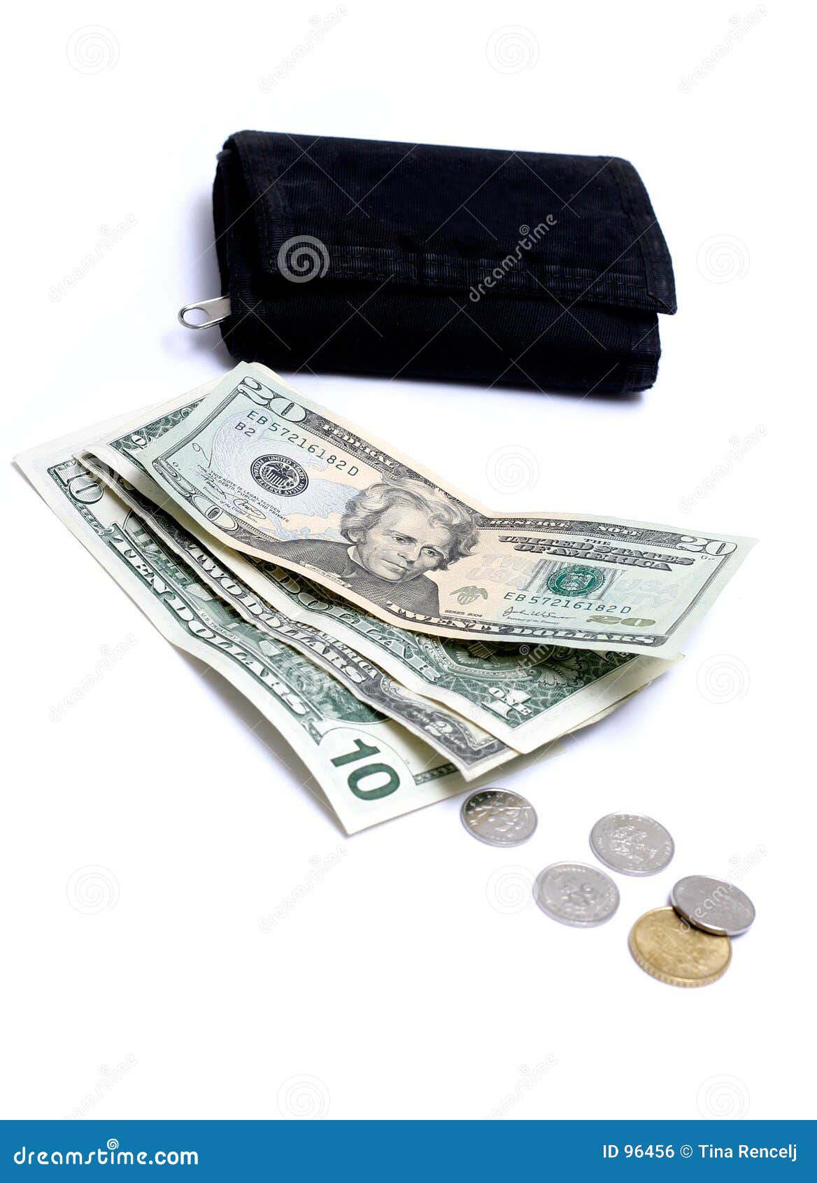 Money and Wallet III stock photo. Image of coins, cashflow - 96456