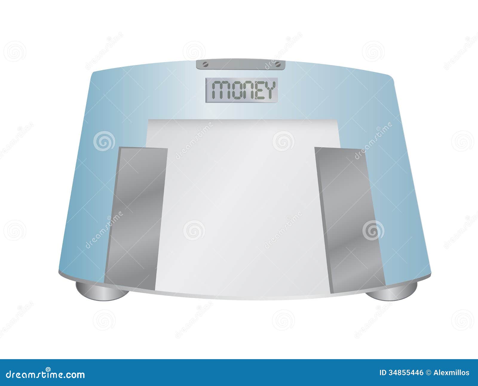 Money Weight Scale Illustration Design Stock Illustration ...