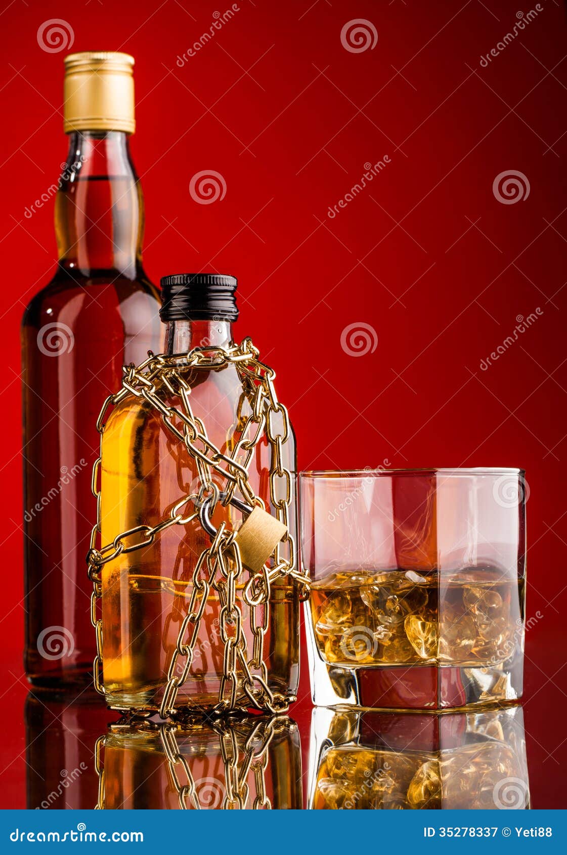 Money and whisky bottles stock image. Image of golden - 35278337