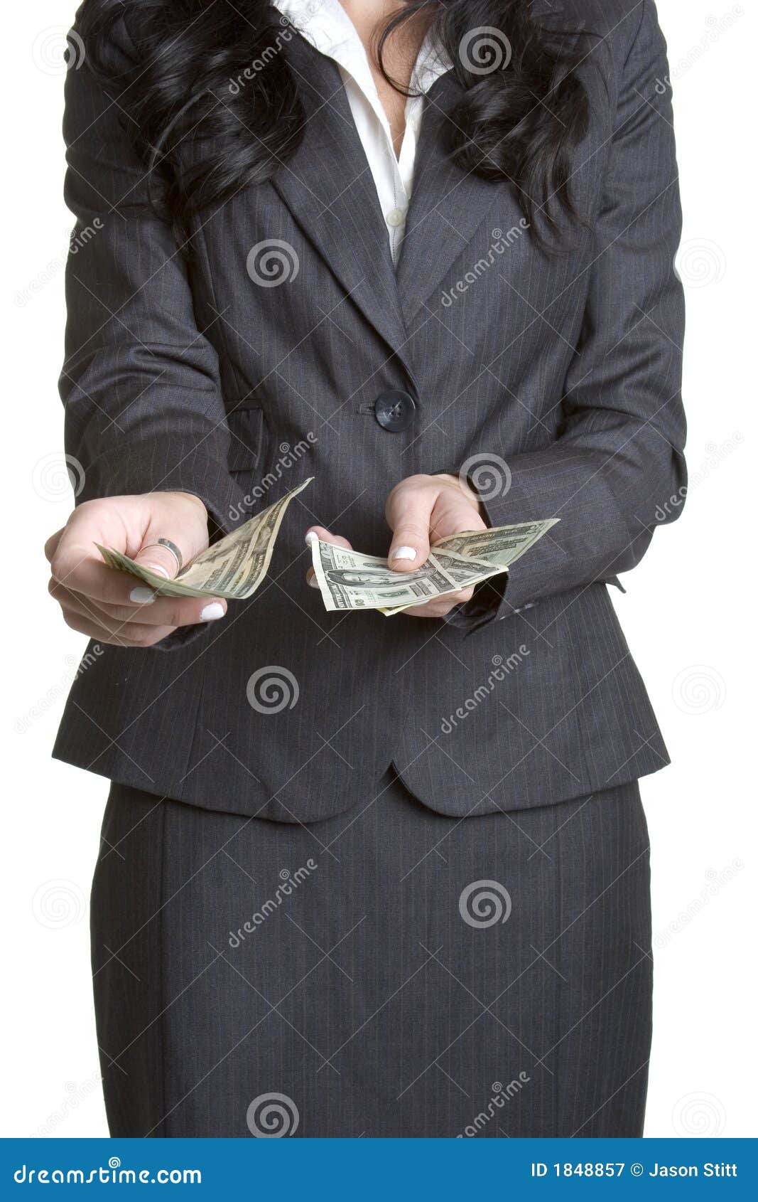 Money Woman stock image. Image of business, women, people - 1848857