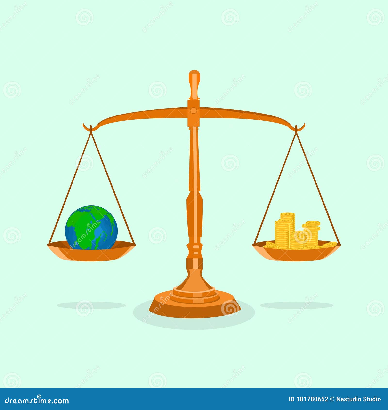 Money World Set Global Vector Earth Illustration Philanthropy ...