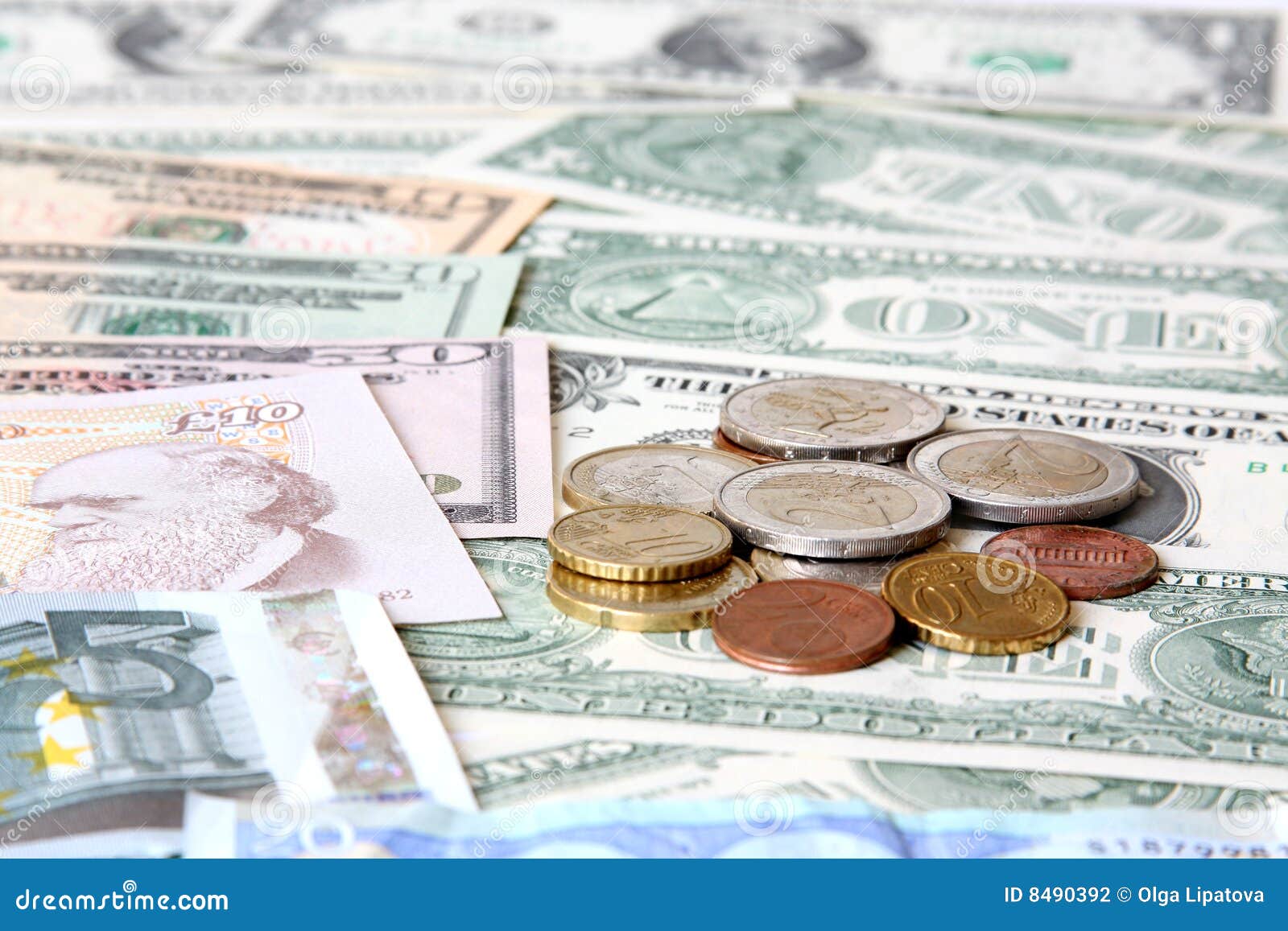 Money. World currencies stock photo. Image of dime, banknote - 8490392