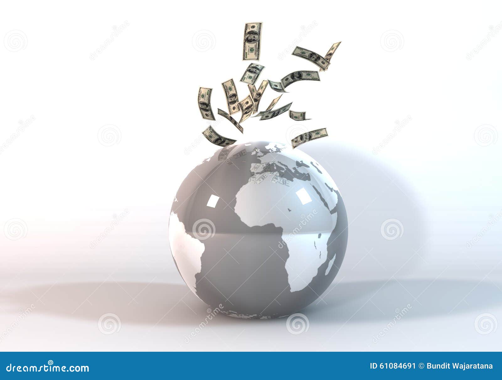 Money world stock illustration. Illustration of money - 61084691