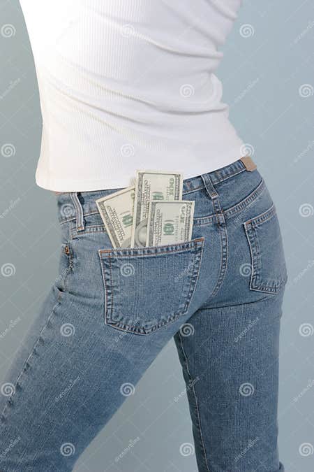 Money in your pocket stock photo. Image of money, back - 275066
