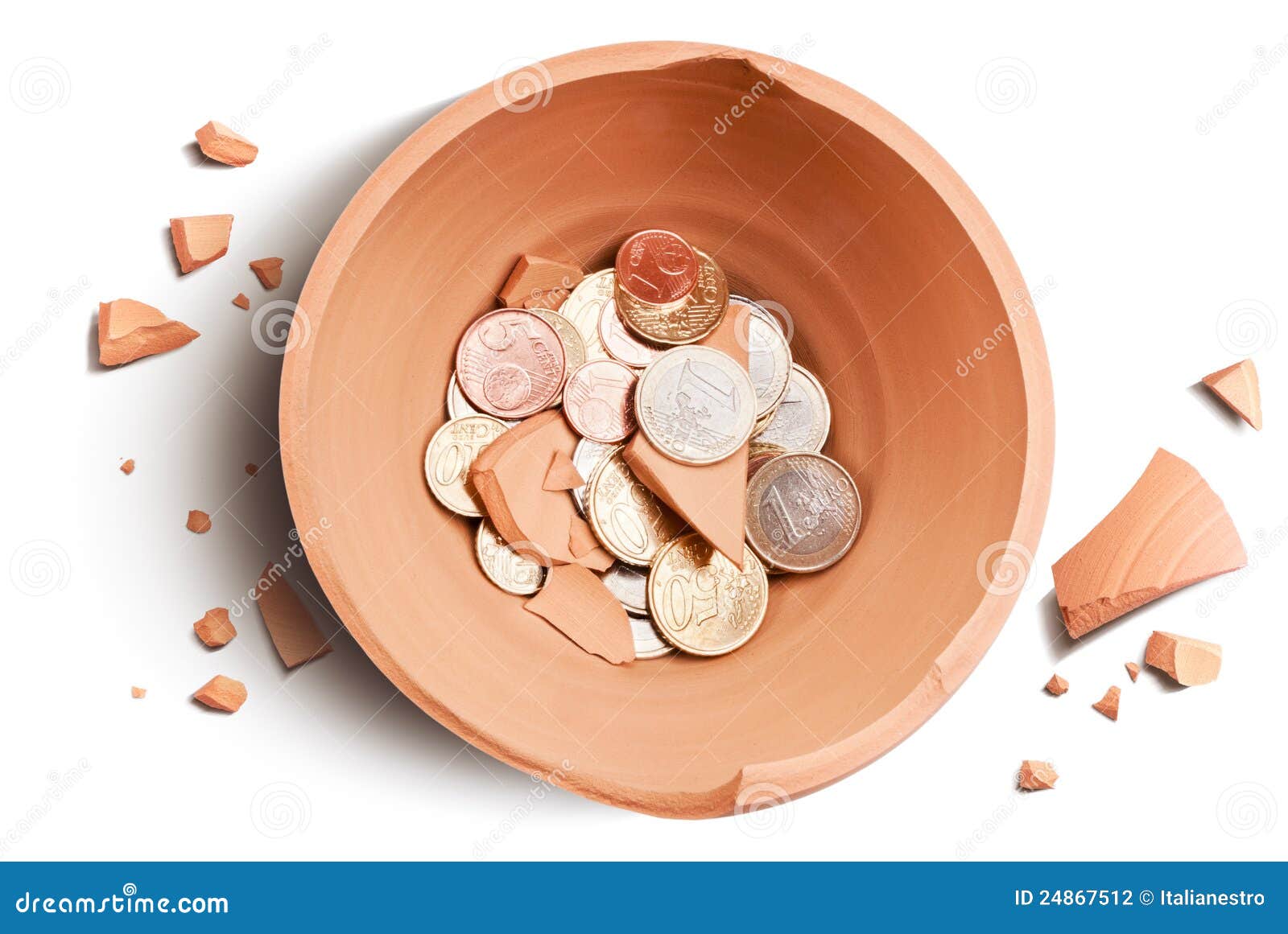 Moneybox crash stock photo. Image of currencies, budget - 24867512