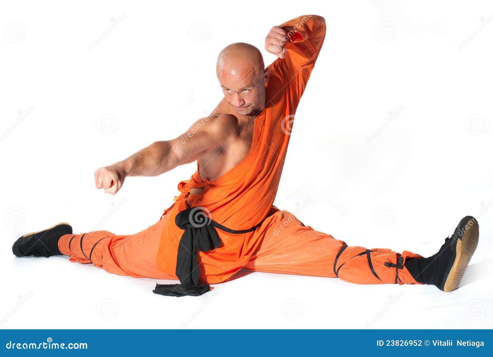 Monge Do Guerreiro De Shaolin Fotografia de Stock - Imagem: 23826952