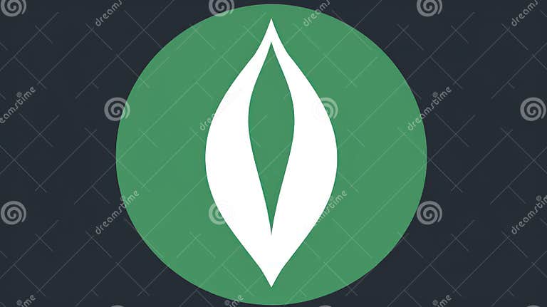 A MongoDB Icon Representing the Popular NoSQL Document-oriented ...