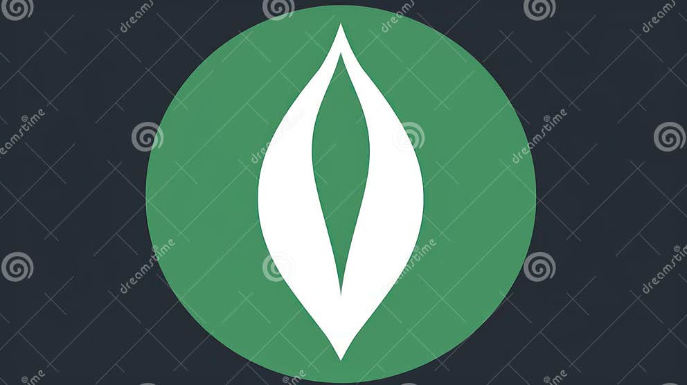 A MongoDB Icon Representing the Popular NoSQL Document-oriented ...