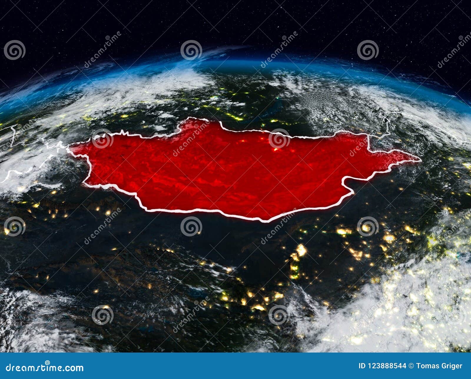 Mongolia at night stock photo. Image of mongol, view - 123888544