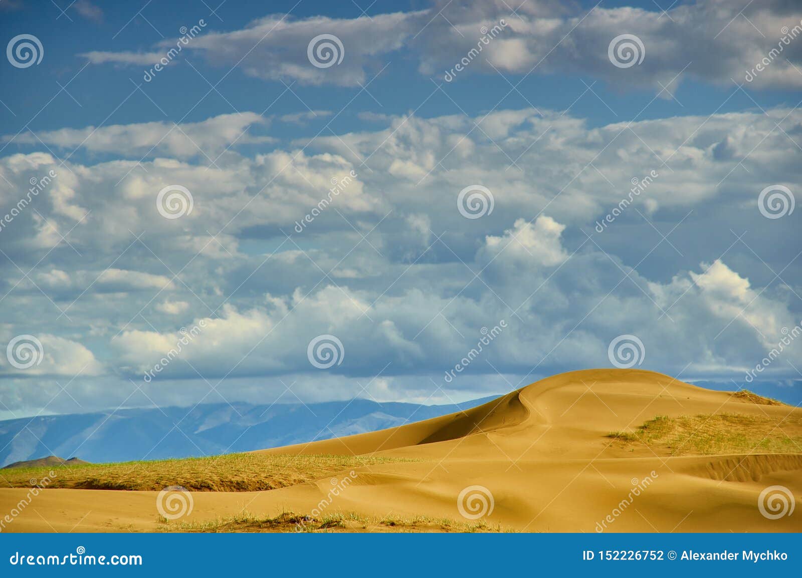 Mongolia. Sands Mongol Els stock photo. Image of natural - 152226752