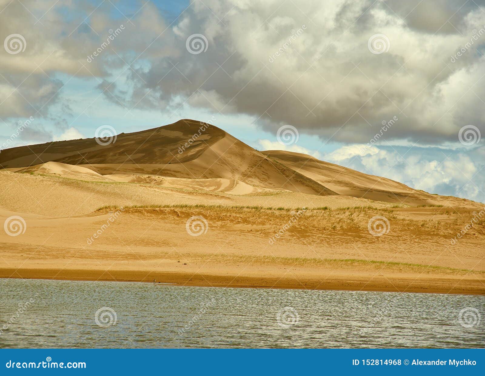 Mongolia. Sands Mongol Els, Sandy Dune Desert Stock Photo - Image of ...