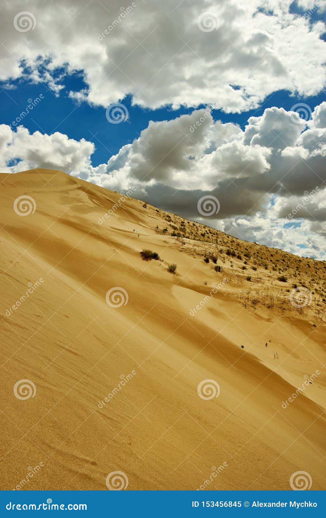 Mongolia. Sands Mongol Els, Sandy Dune Desert Stock Image - Image of ...